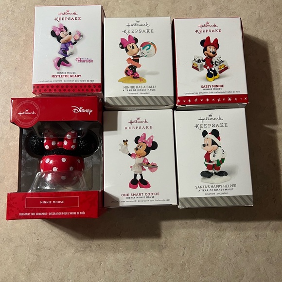 Hallmark | Holiday | Disney Minnie And Mickey Mouse Keepsake Ornament ...